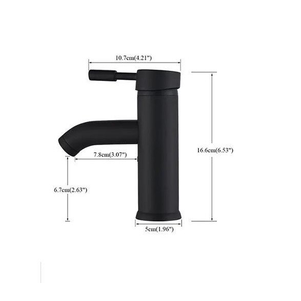 Baterie lavoar pentru baie, cu stil modern, din alama, racorduri ...