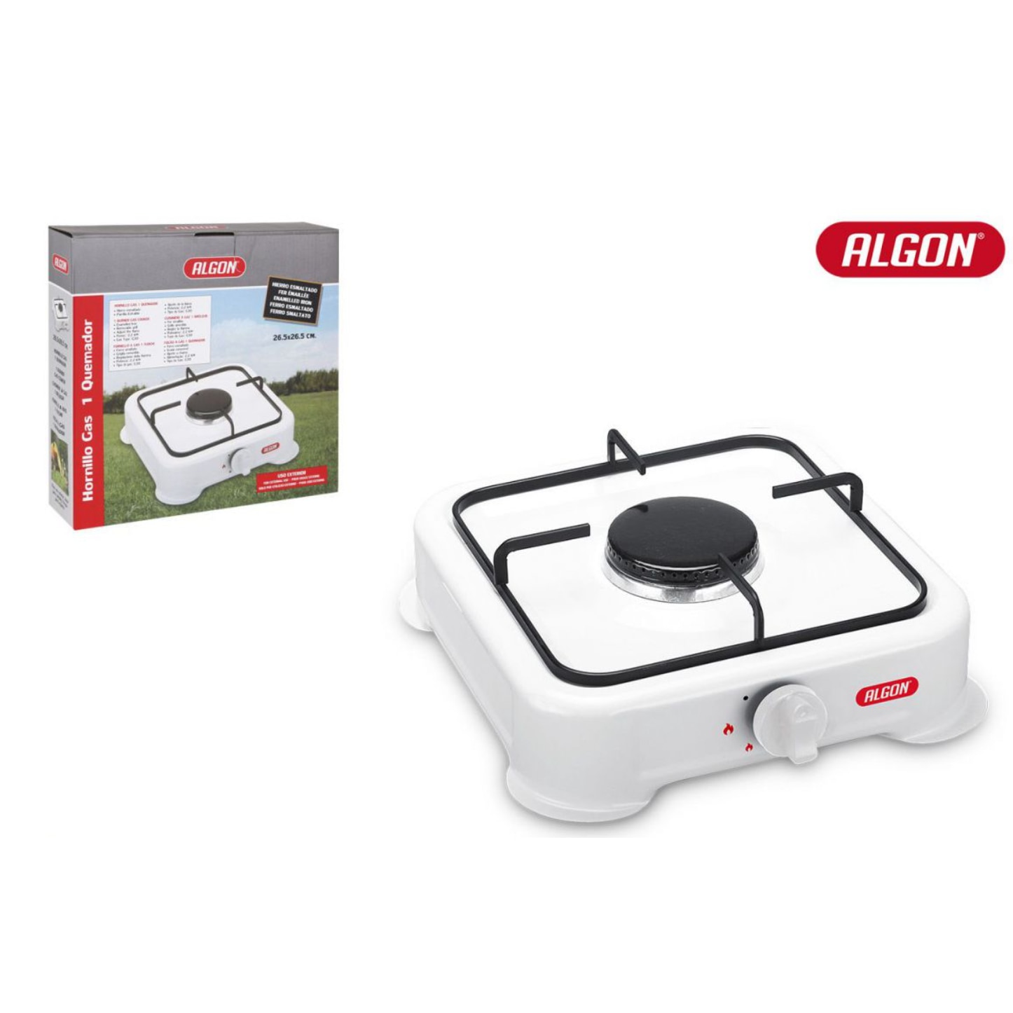 Plita pentru camping pe gaz, 2.2Kw, Algon - eMAG.ro