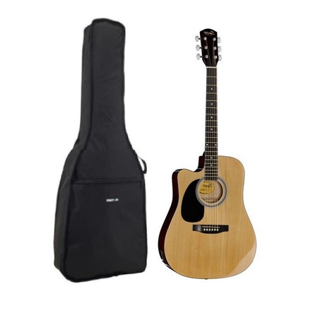 Set Chitara SQUIER Electro-acustica SA-105CE NA cu Husa - eMAG.ro