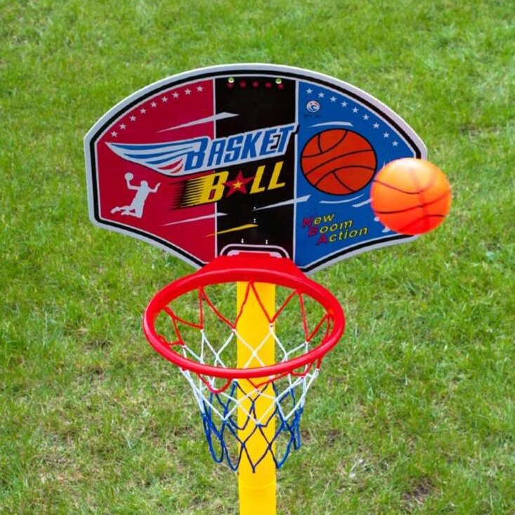 Set Baschet cu minge si pompa, 140 cm - eMAG.ro