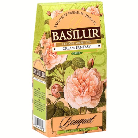 Ceai verde ceylon Cream Fantasy cu papaya, flori amarant, capsuni si ...