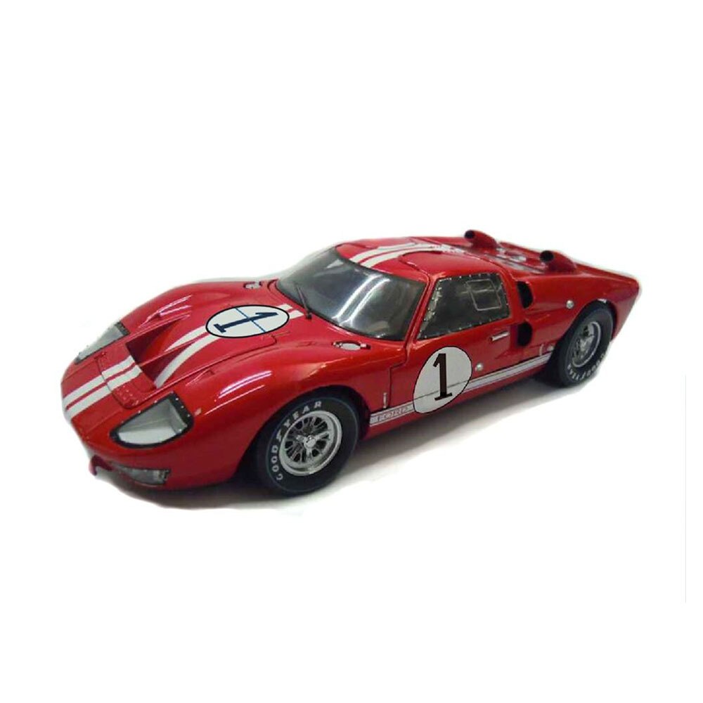 Macheta Ford GT-40 MK II 1966 Nr.1 rosu/alb - 1/18 Shelby Collectibles ...