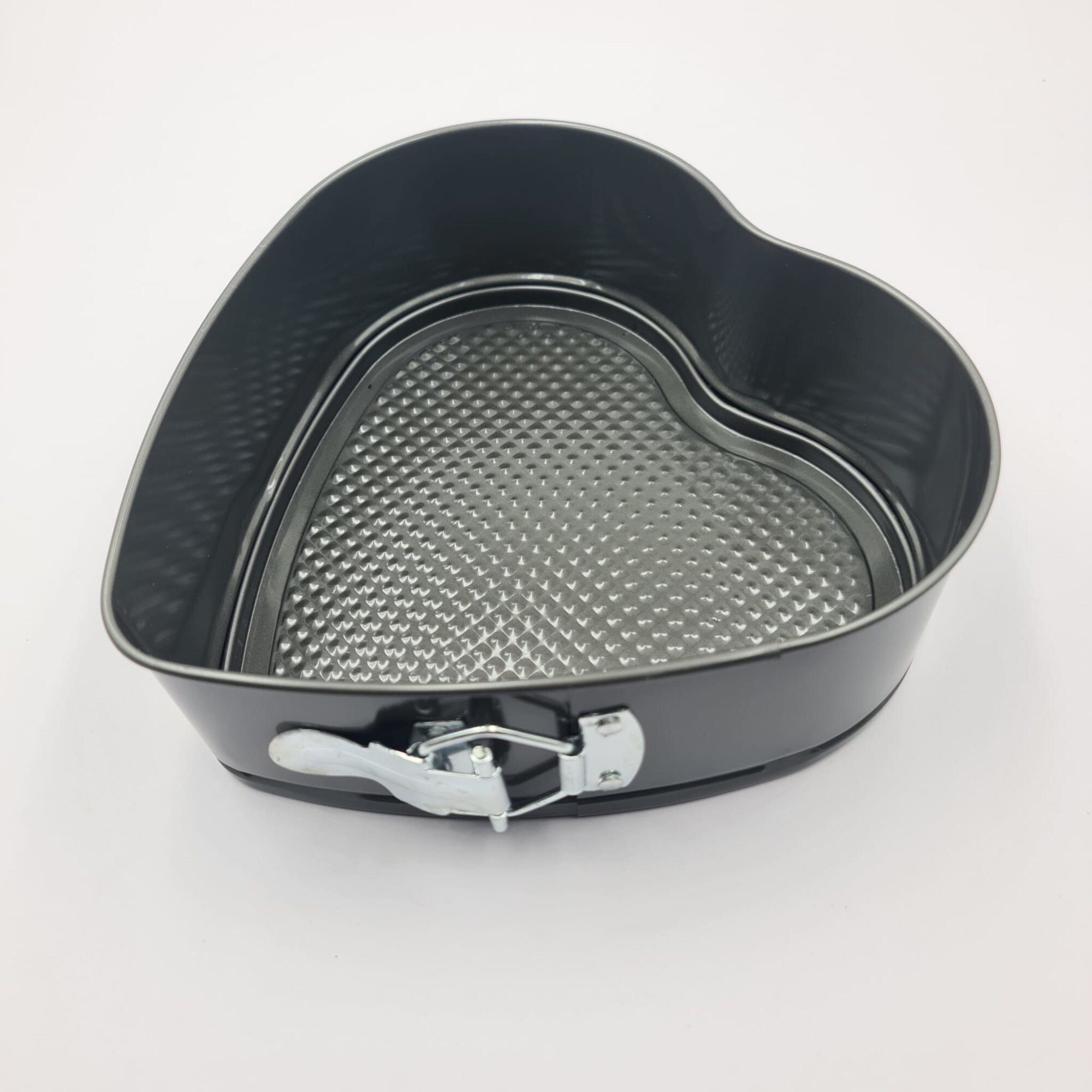 Set 3 Forme Pentru Prajituri, Patrat, Rotund, Inima, Baza Detasabila ...