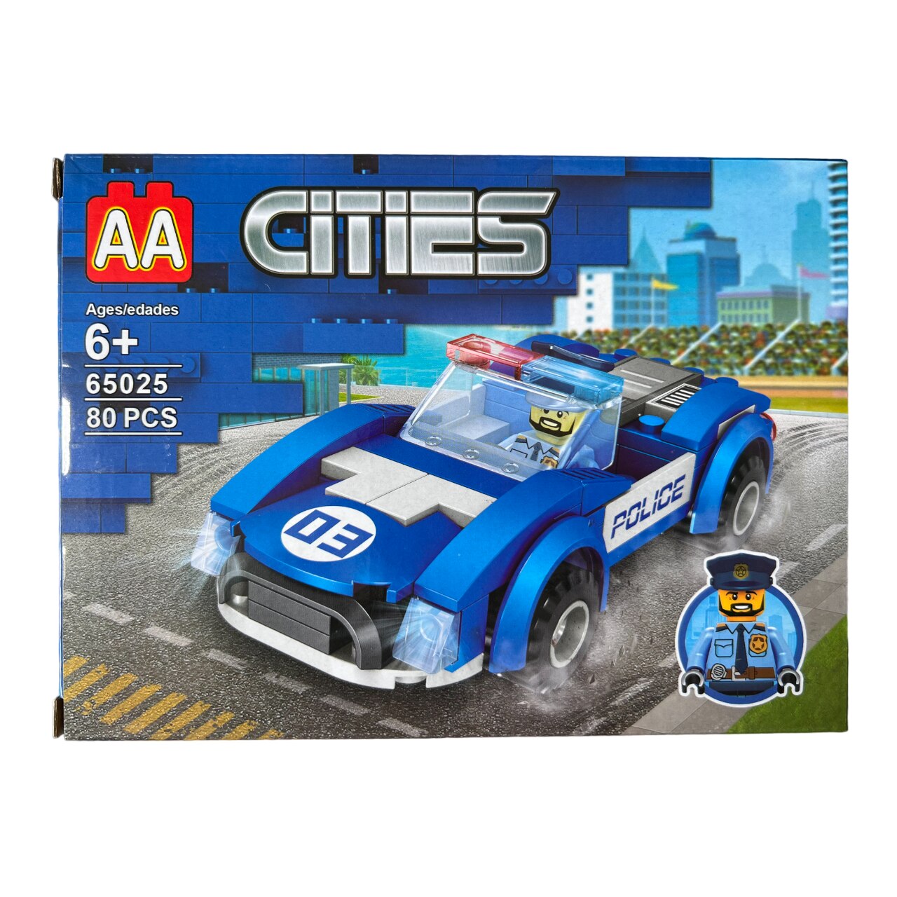 Set tehnic de constructie Cities banca, elicopter, politie, drona 614 ...
