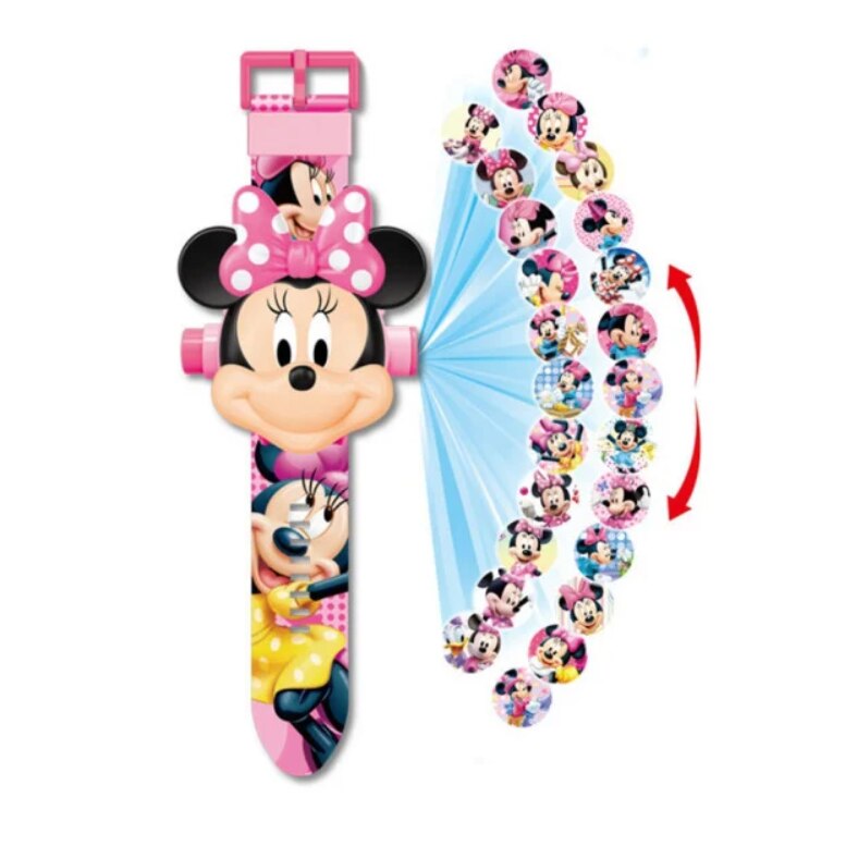 Ceas copii cu proiectie Minnie - eMAG.ro