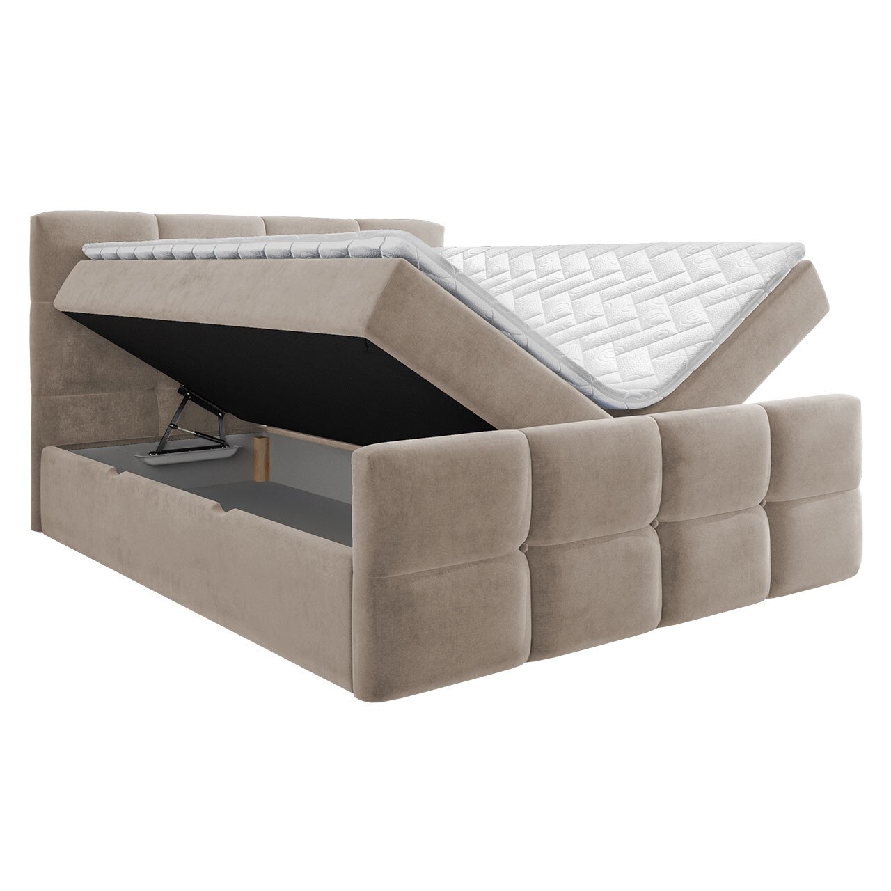 Pat matrimonial Mauliko,160x200, Mirjan24, bej - eMAG.ro