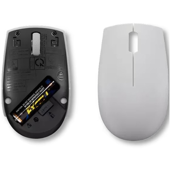 Mouse wireless Lenovo 300, Arctic Grey - eMAG.ro
