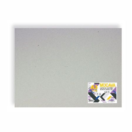 Mucava carton de legatorie A3 grosime 2 mm set 5 coli - eMAG.ro