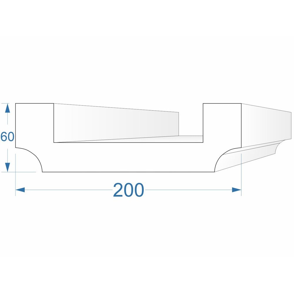 Tavan suspendat LED, ELHARE, Halogen LH14A, Polistiren, 60x200x2000mm ...