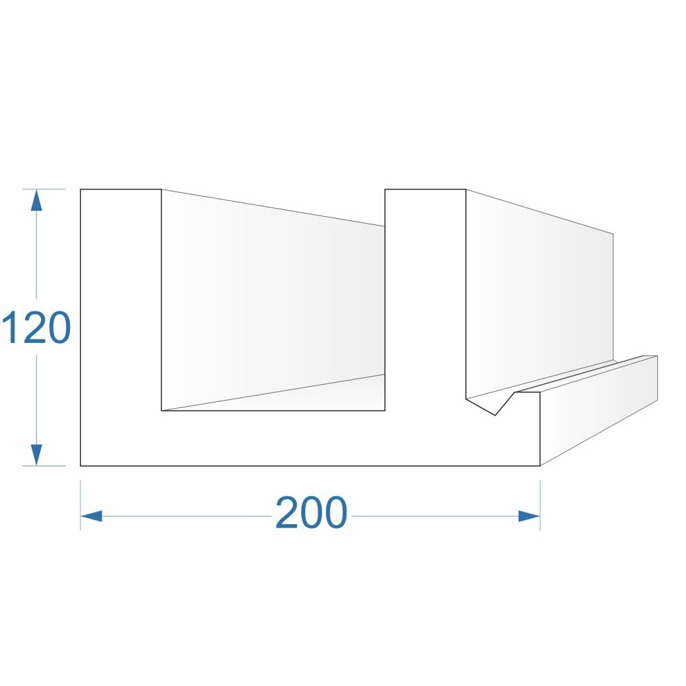 Tavan suspendat, Elhare, Polistiren, Spatiu pentru LED, 120 x 200 x ...