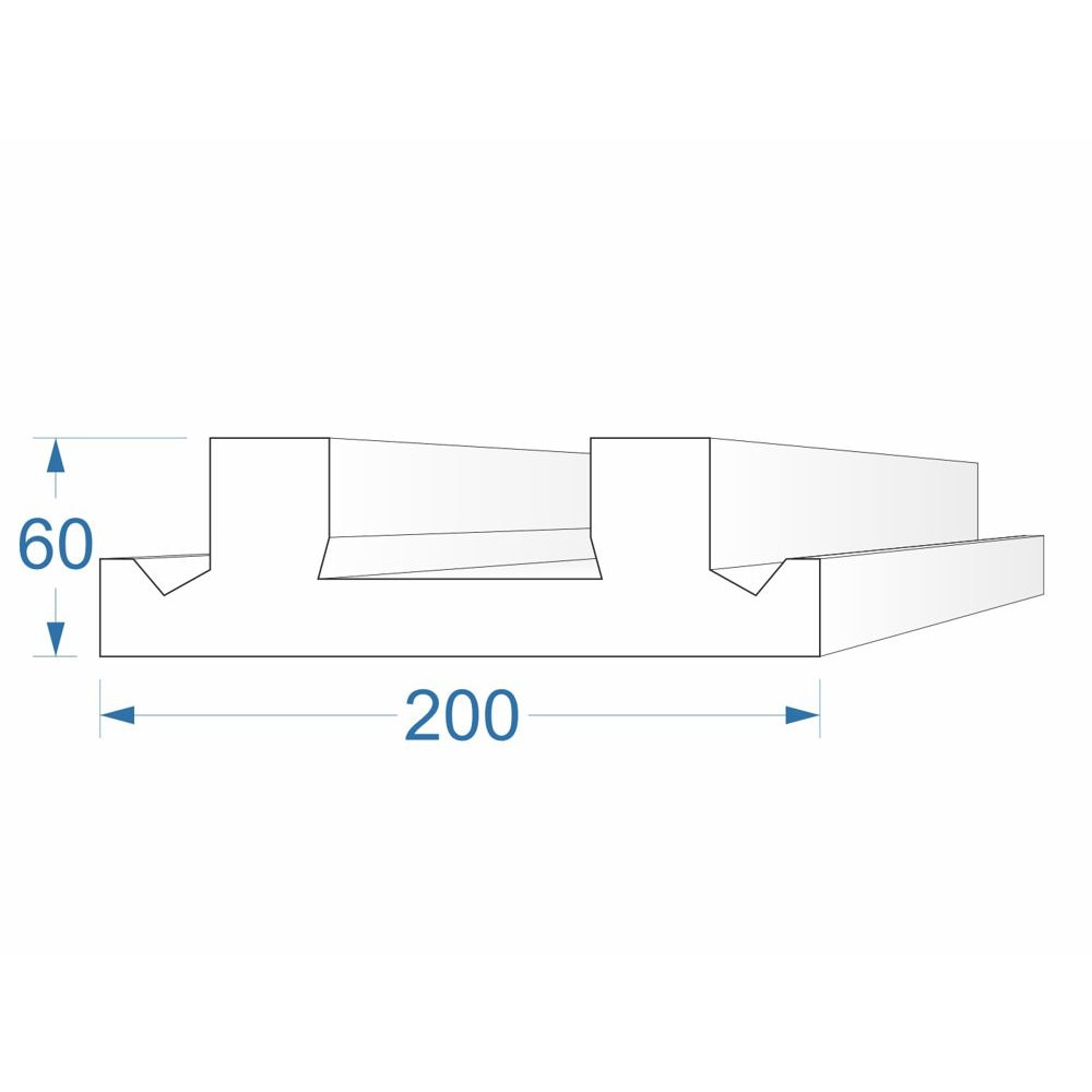 Tavan suspendat LED, ELHARE, Halogen LH2A, Polistiren, 60x200x2000mm ...