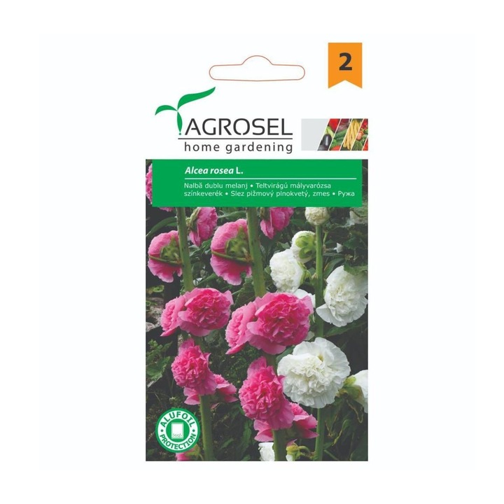 Seminte de nalba dublu melanj, 1 gram, Agrosel - eMAG.ro