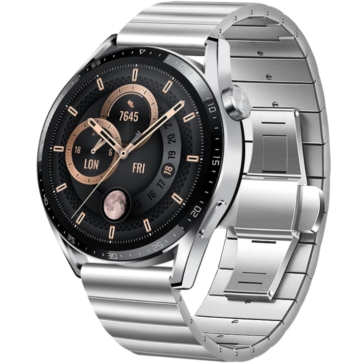 Регулируема метална каишка, съвместима с Huawei Watch GT2/GT2e/ GT2 PRO ...