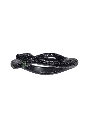 Bratara Sarpe Jad, Handmade, Diametrul interior 57.8 mm, Negru - eMAG.ro