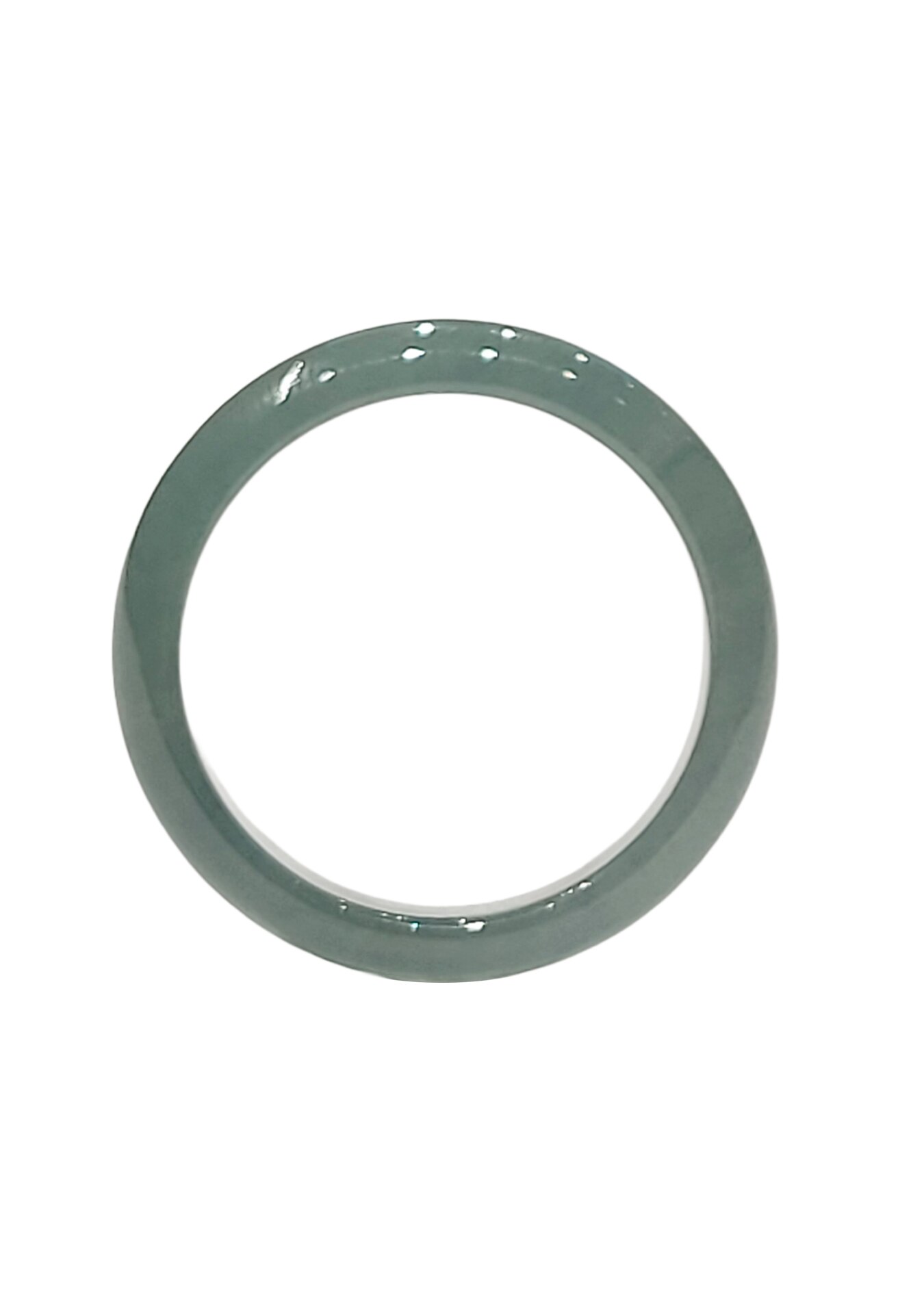 Inel de jad lucrat manual, dimensiunea inelului SUA 6 1/4, Albastru ...