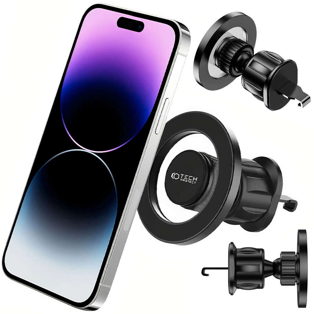 Suport pentru telefon auto MagSafe, Rotire la 360°, Negru - eMAG.ro