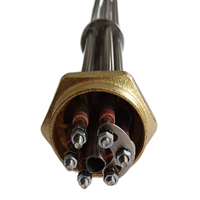 Rezistenta electrica pentru boiler, de inox, 12kW, 220/380V, flansa ...