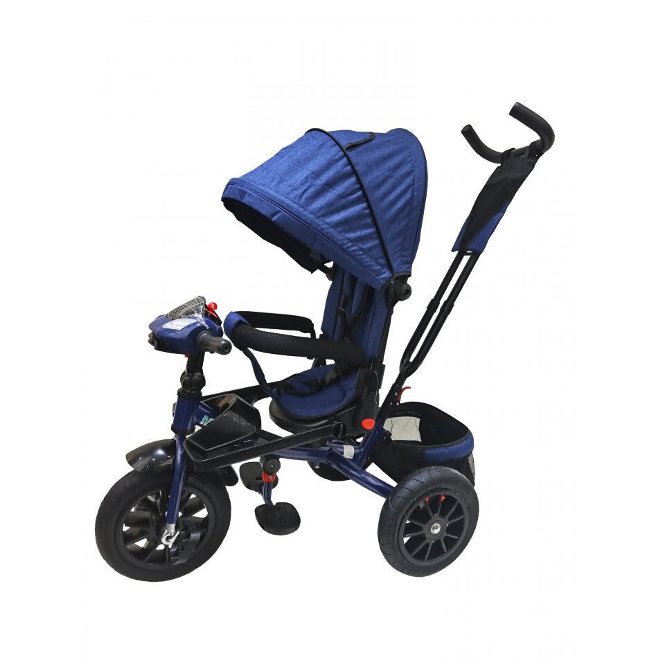 Tricicleta Super Trike, Melodii si Lumini, Roti din cauciuc, Pozitie de ...