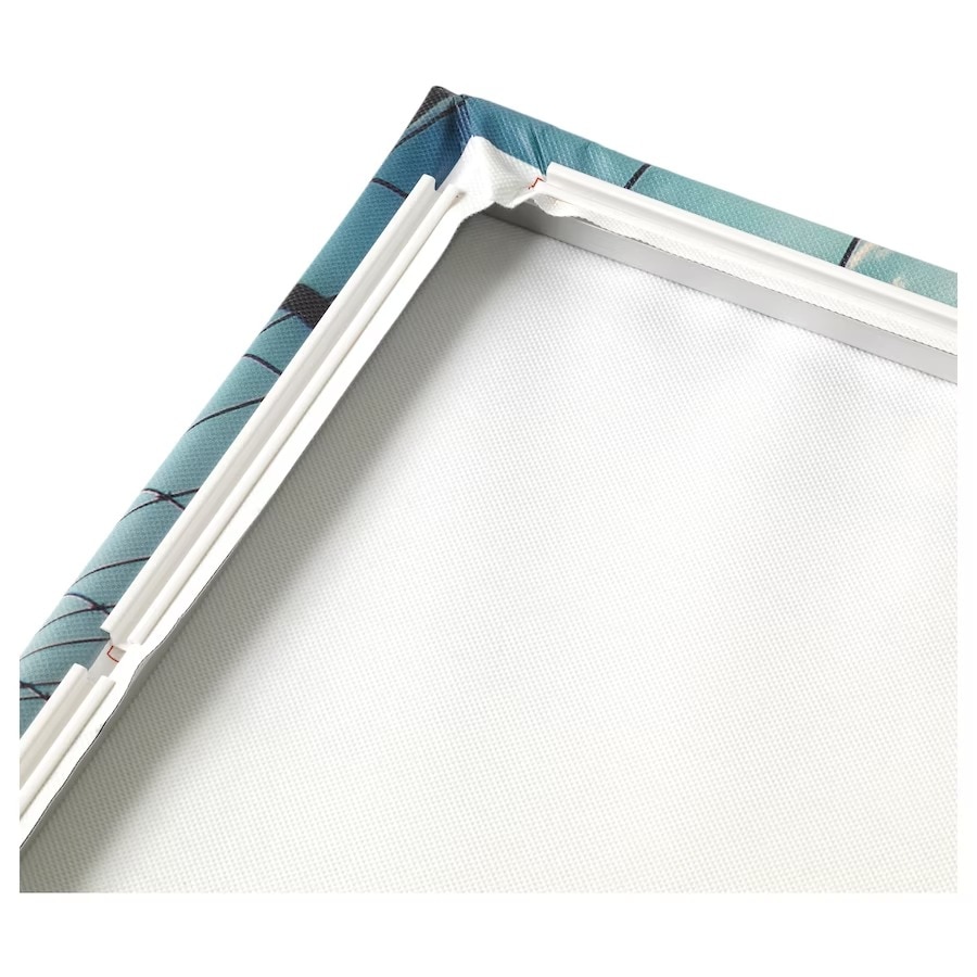 Set rama si tablou cu bujori roz, 140 x 56 cm - eMAG.ro