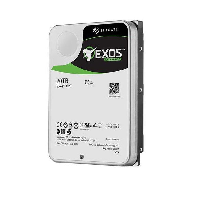 HDD intern Seagate, Exos Enterprise, 3.5, 20TB, SATA3, 7200 RPM, 256MB ...
