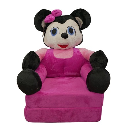 Plüss Gyerekfotel - ággyá alakítható - Minnie egér - eMAG.hu