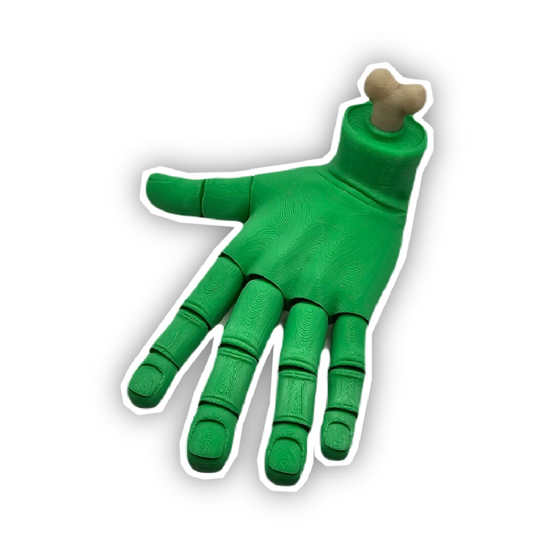 Maini de Zombie Articulate - Verde - eMAG.ro