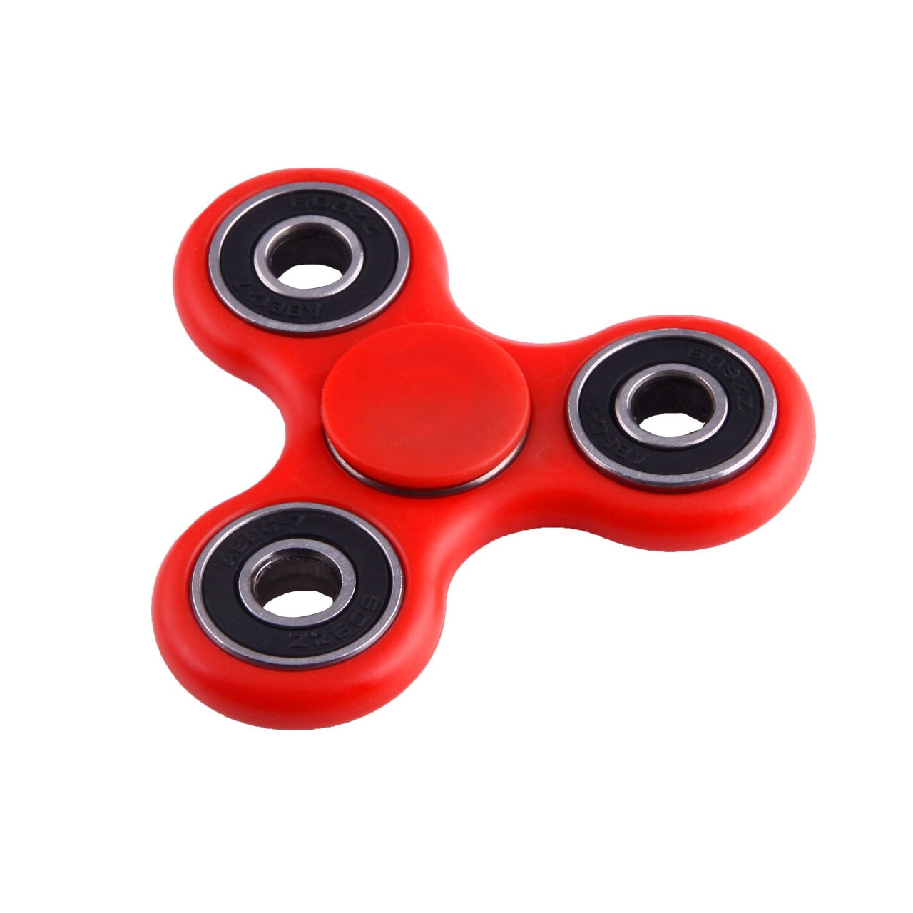 Fidget Spinner Lemontti, Plastic, Rosu - eMAG.ro