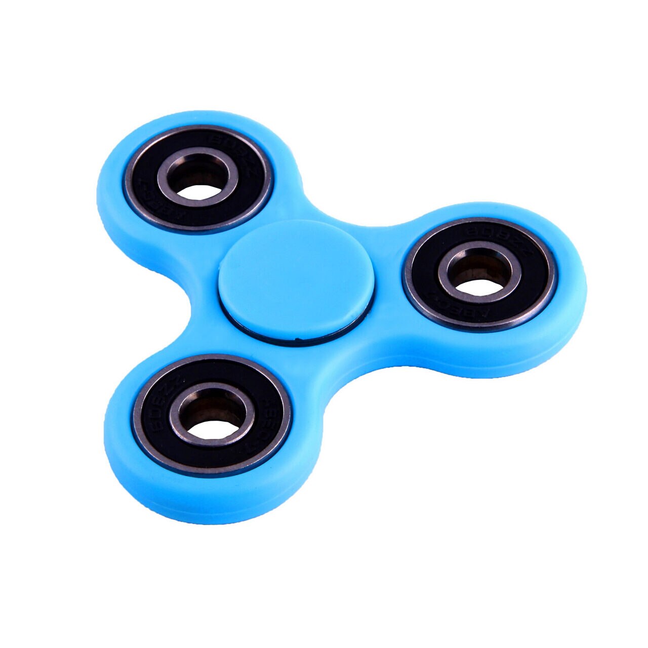 Fidget Spinner Lemontti, Plastic, Albastru - eMAG.ro