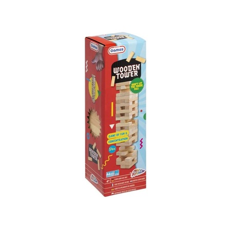 Joc turn din lemn stil Jenga - eMAG.ro