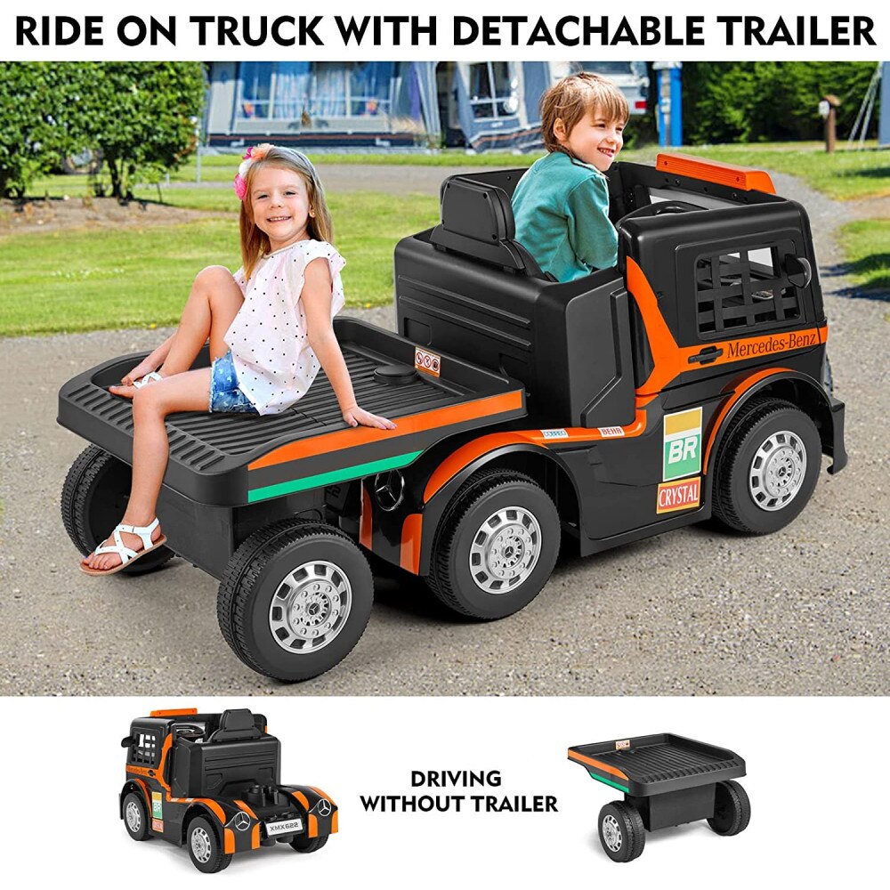 Camion electric cu platforma Mercedes Axor Yellow - eMAG.ro