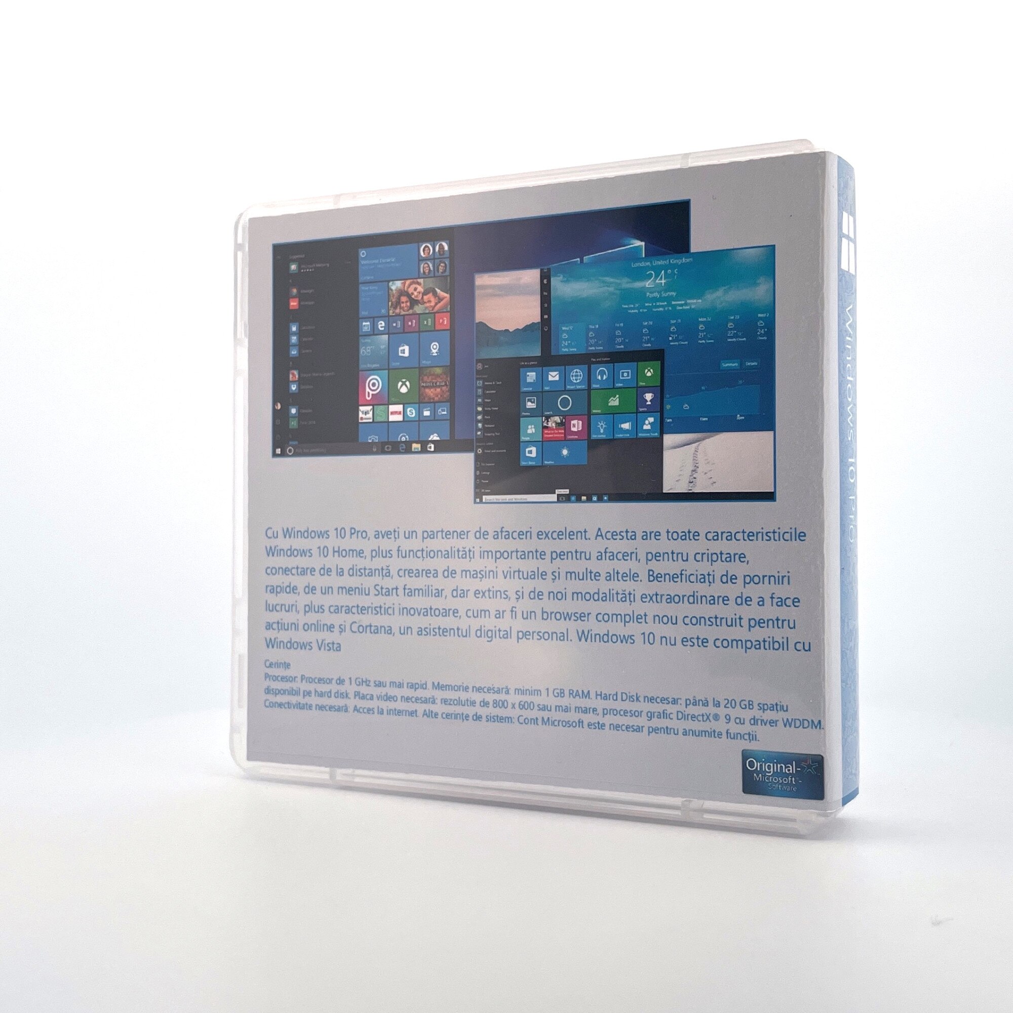 Licenta retail Microsoft Windows 10 Pro, 64-bit, Toate limbile, Stick ...