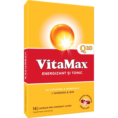 Supliment alimentar Vitamax Q10, complex de vitamine, minerale, extract ...