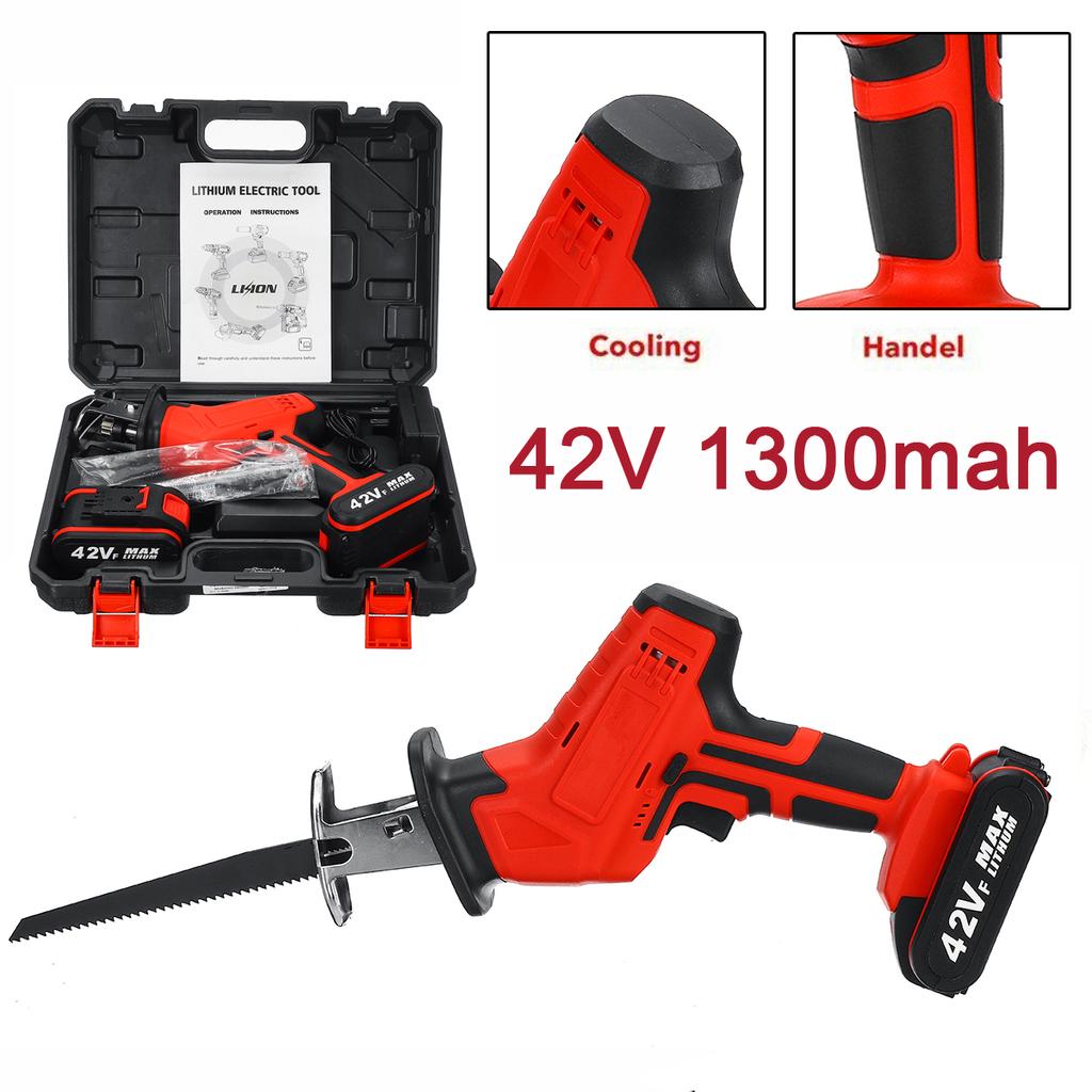 Fierastrau electric, 42V fara fir, 2 acumulatori, cutie depozitare ...