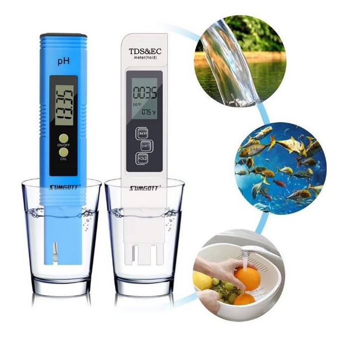 Set PH Metru Tester Digital 4 in 1 pentru Masurarea PH-ului Si ...