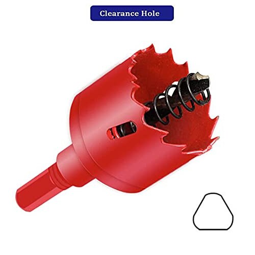 Set 6 freze bimetal, pentru gaurire lemn, gips-carton, placa de plastic ...