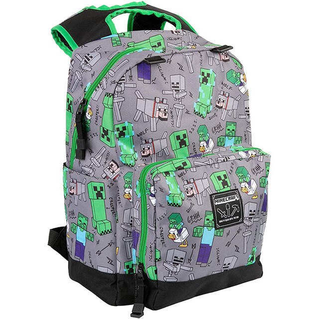 Rucsac Minecraft, Panza cavana, 35x23x45 cm, Multicolor - eMAG.ro