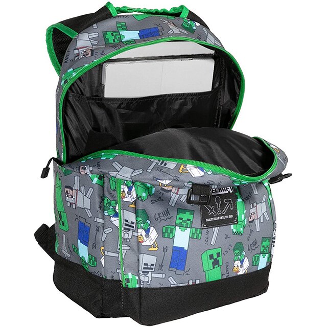 Rucsac Minecraft, Panza cavana, 35x23x45 cm, Multicolor - eMAG.ro