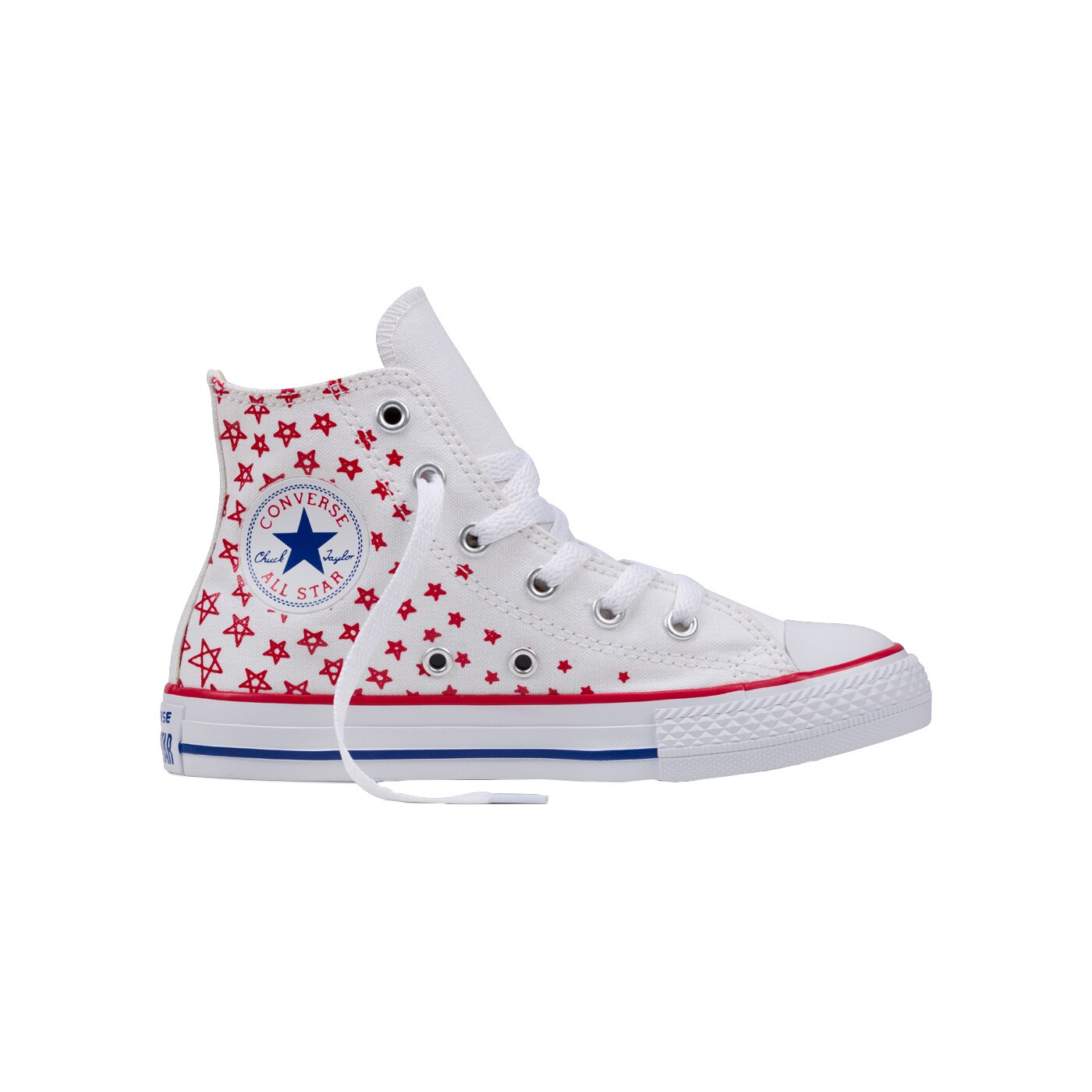Tenisi Converse Chuck Taylor All Star Hi pentru copii, White/Blue, 30 ...