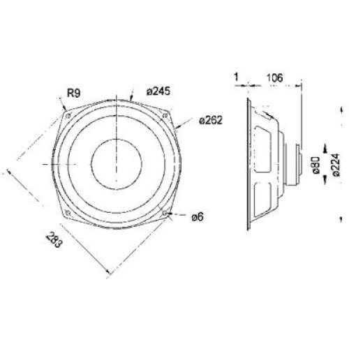 Difuzor auto, Visaton, 8ohm937 - eMAG.ro