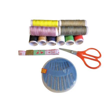 Set de Croitorie Pentru Cusut, 10 Papiote Culori Diferite, Foarfeca ...