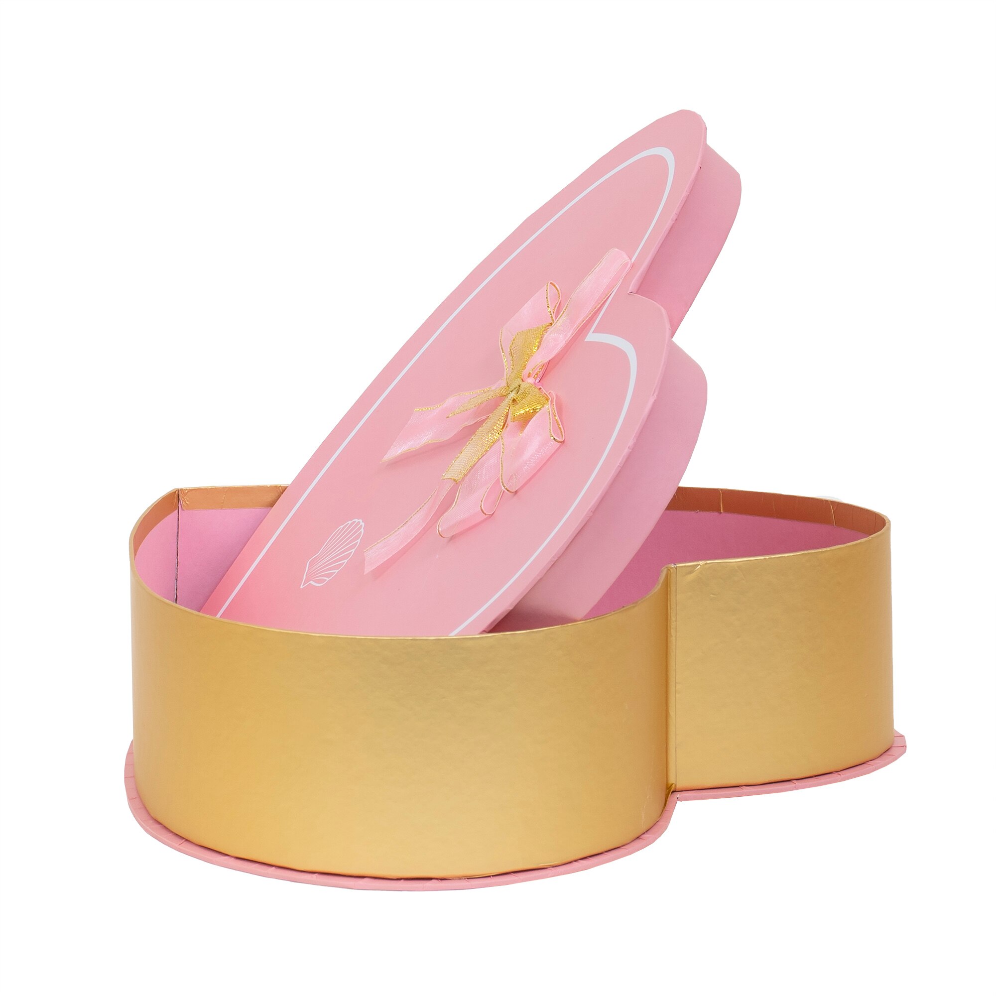 Set 3 cutii in forma de inima, cu capac roz CD4954_roz - eMAG.ro