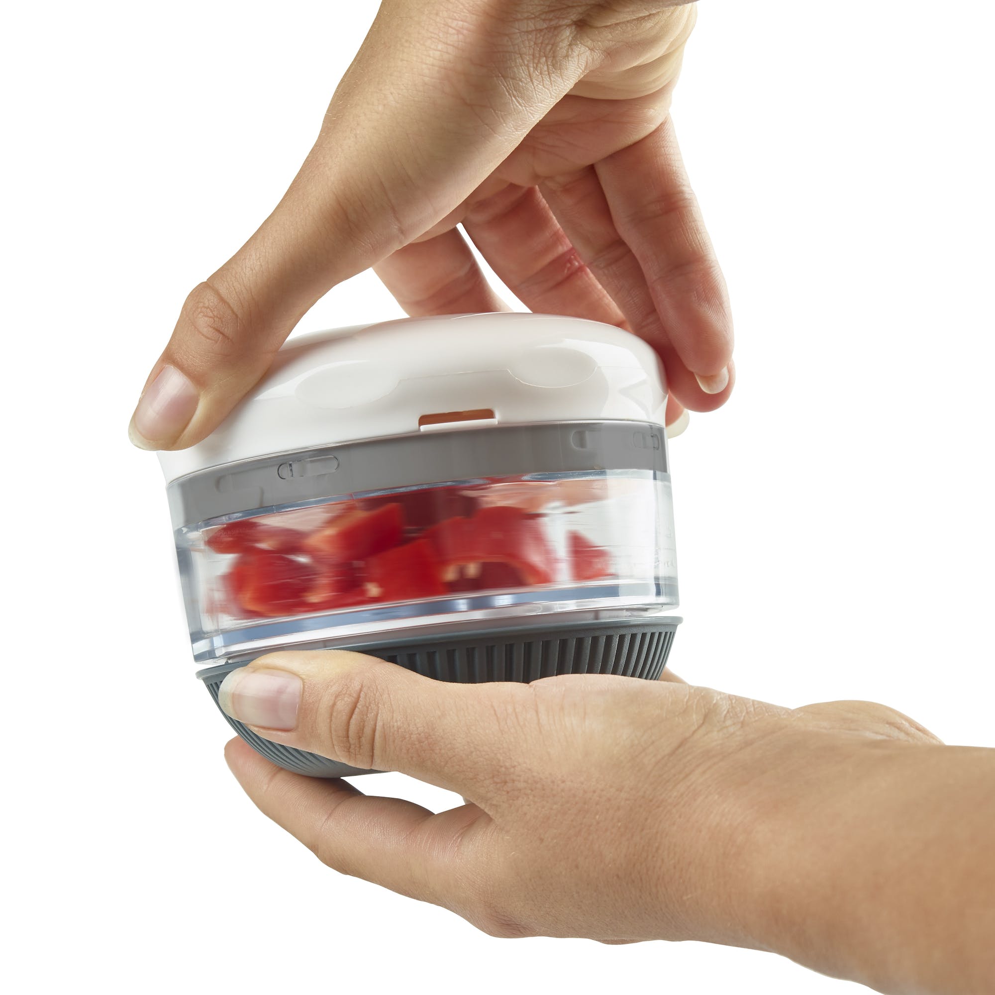 Mini tocator de alimente manual Zyliss, pentru Usturoi, Ardei ...