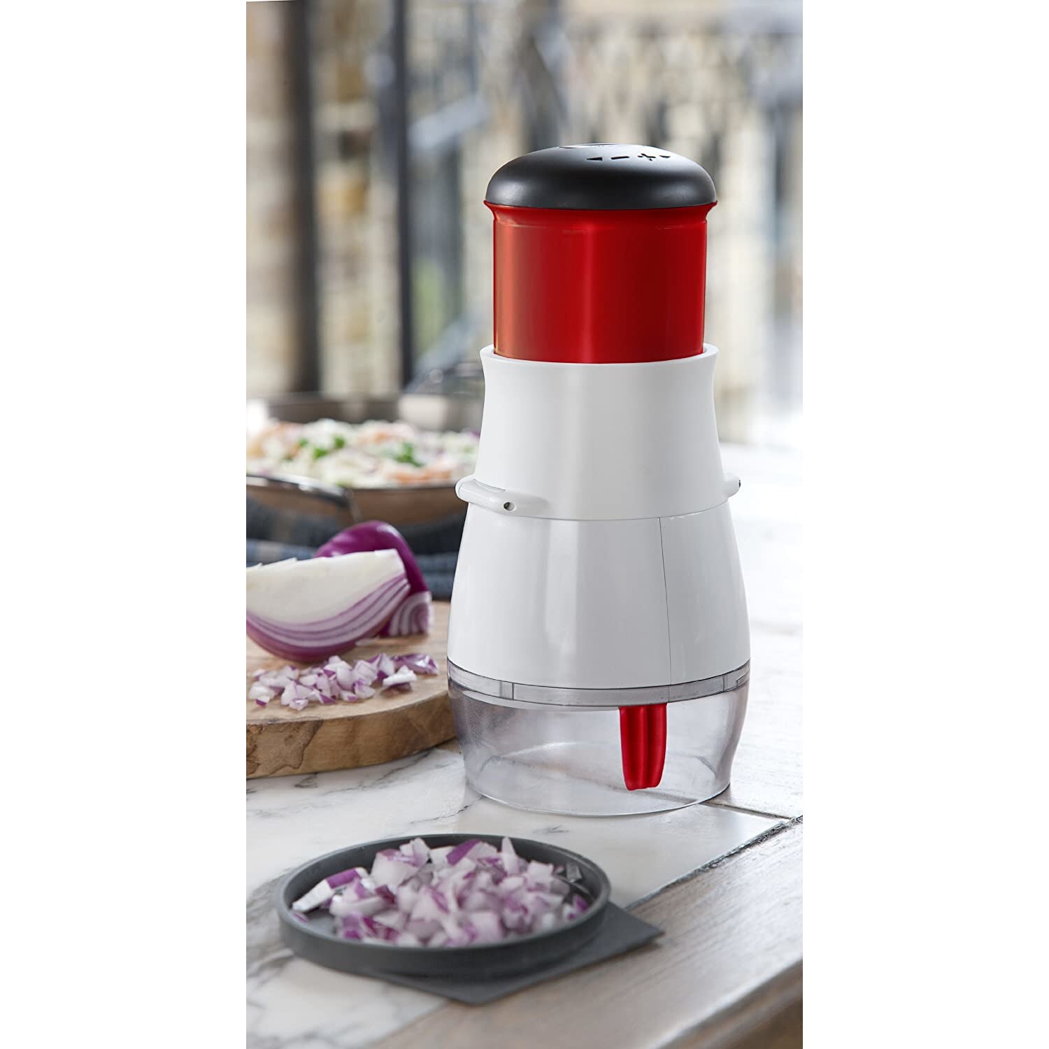 Tocator manual vertical pentru legume Zyliss, 150ml - eMAG.ro