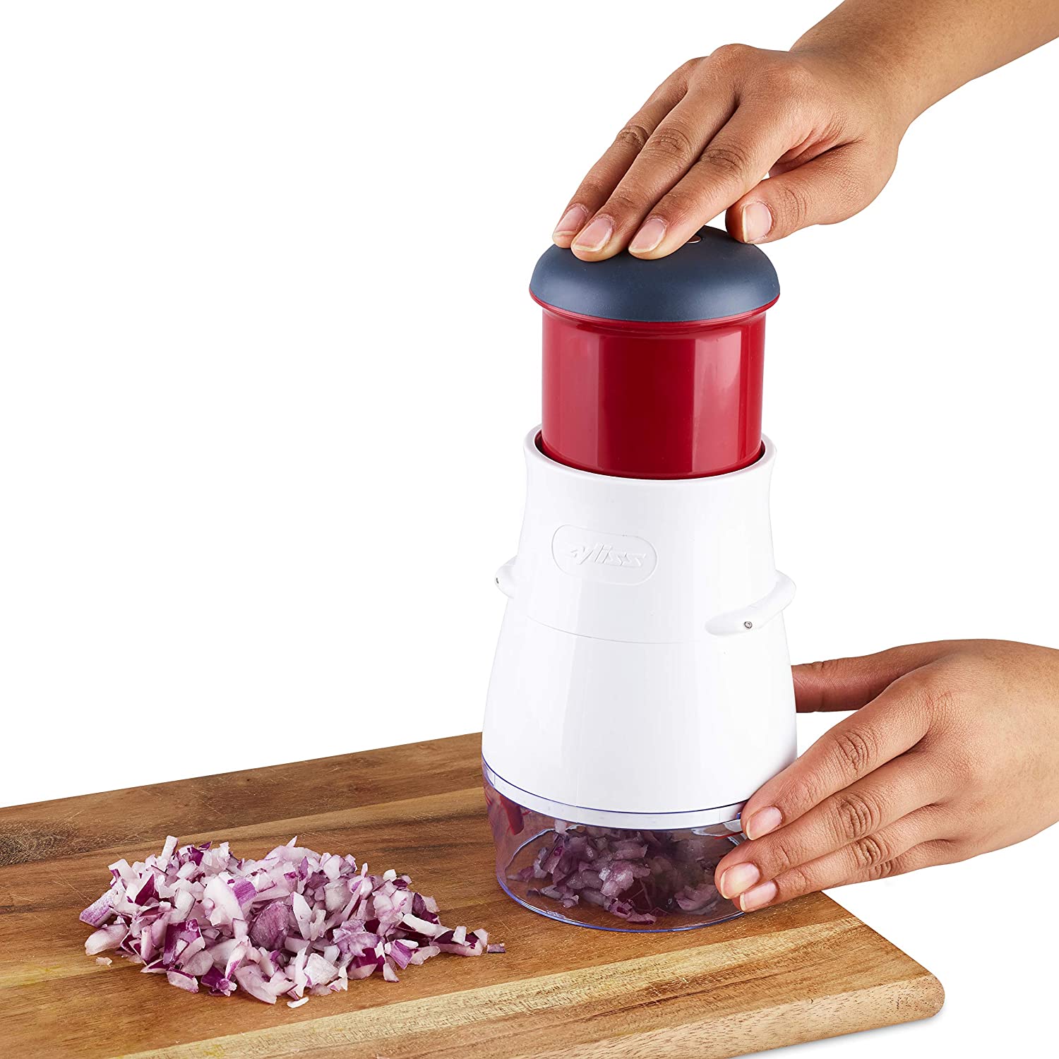 Tocator manual vertical pentru legume Zyliss, 150ml - eMAG.ro