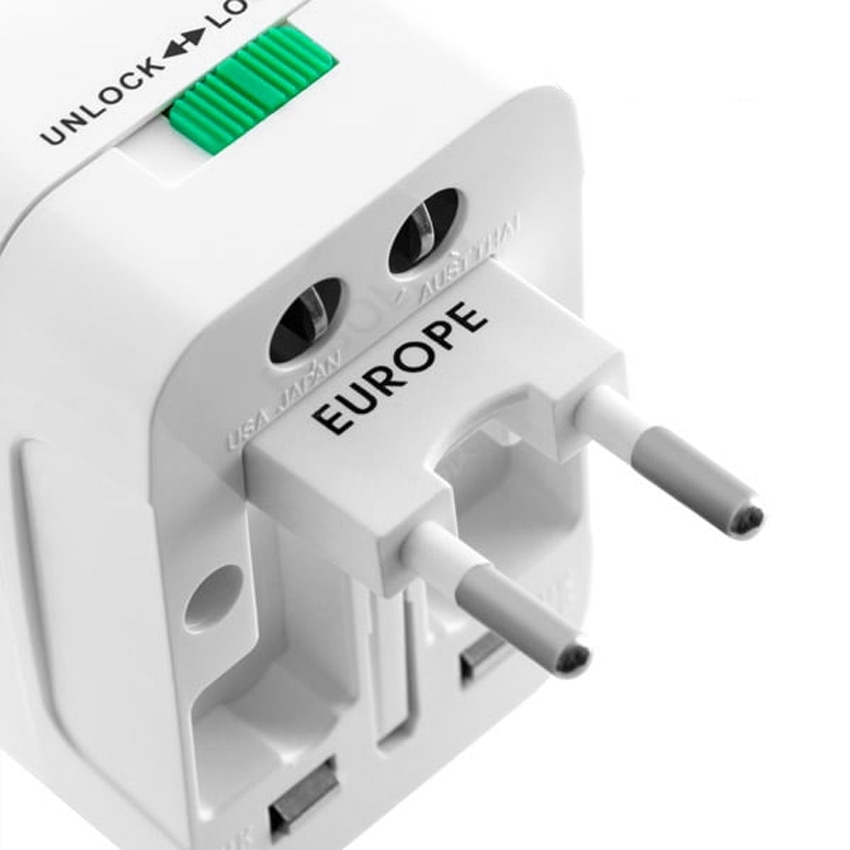 Adaptor universal priza, Linomag®, Compatibil cu EU/UK/SUA/JP/CH/AUS/TH ...