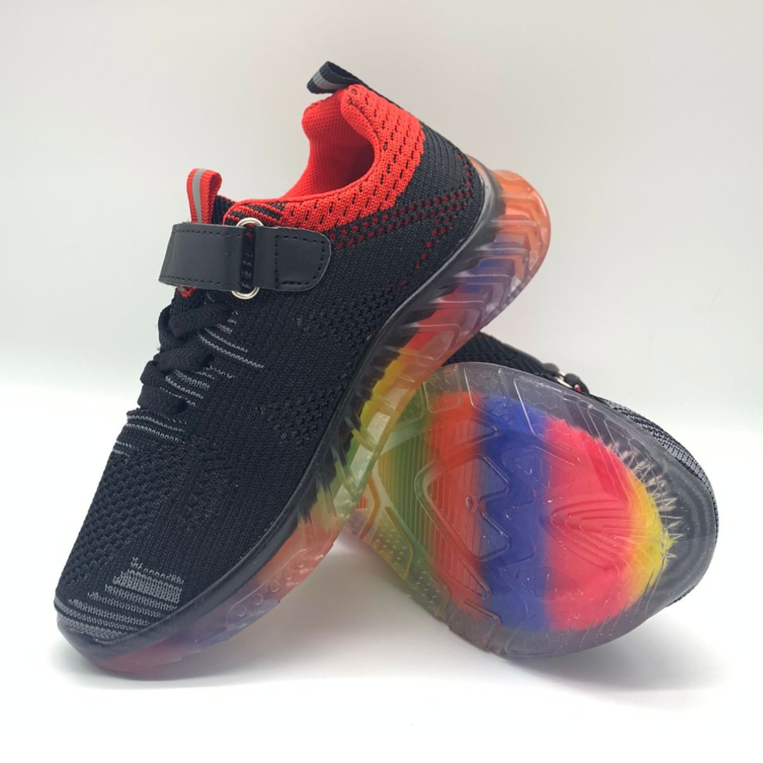 Pantofi sport copii, Negru-Rosu 30EU - eMAG.ro