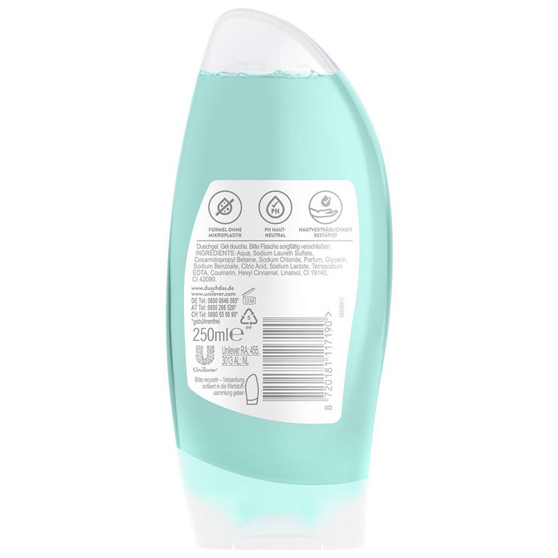 Gel de dus Duschdas Summer Fresh Coconut Water 250ml - eMAG.ro