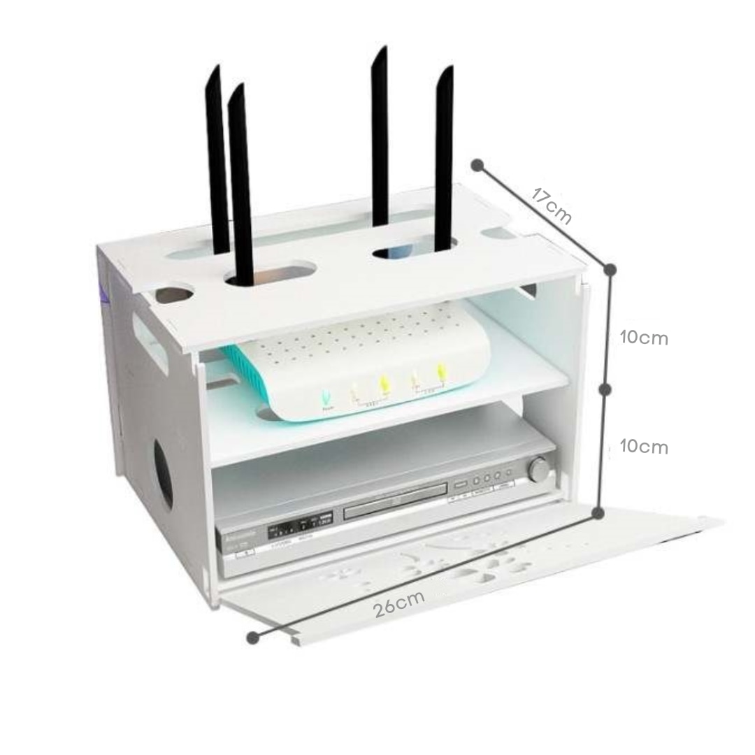Raft Suport Router Wireless Seezesol Solution™ pentru mascare fire si ...