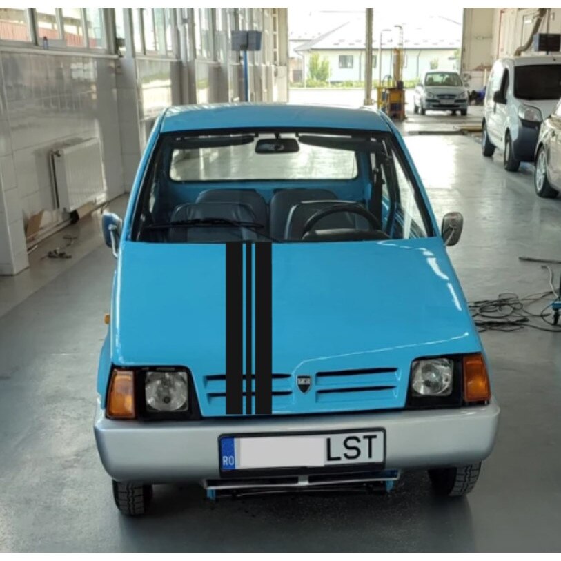 Sticker Auto Capota Dungi, negru, 120 x 20cm - eMAG.ro