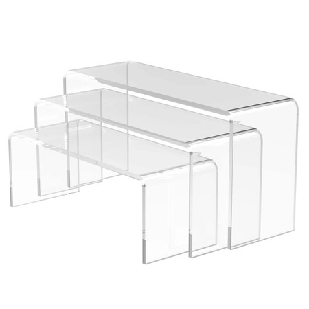 Set 3 standuri, forma U, stiplex transparent - eMAG.ro